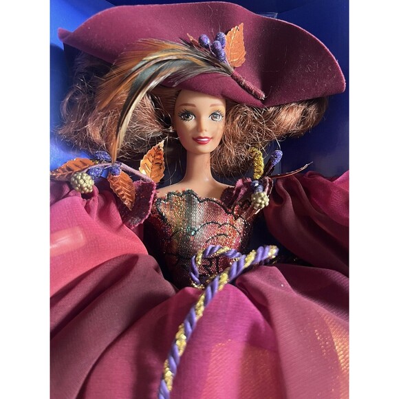 Mattel | Toys | Vintage 995 Nrfb Autumn Glory Barbie Enchanted Seasons ...